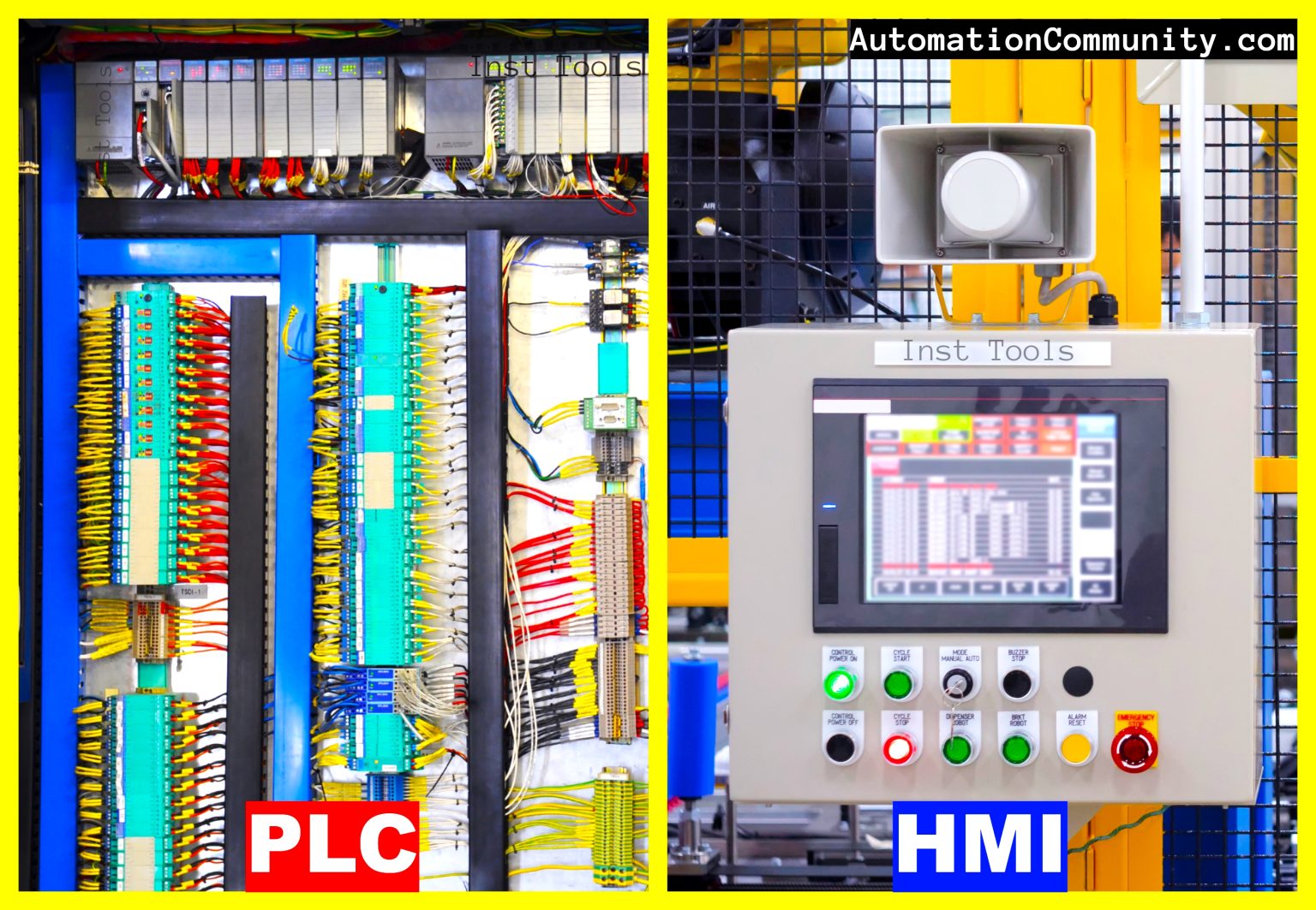 Difference Between PLC and HMI - Automation Community