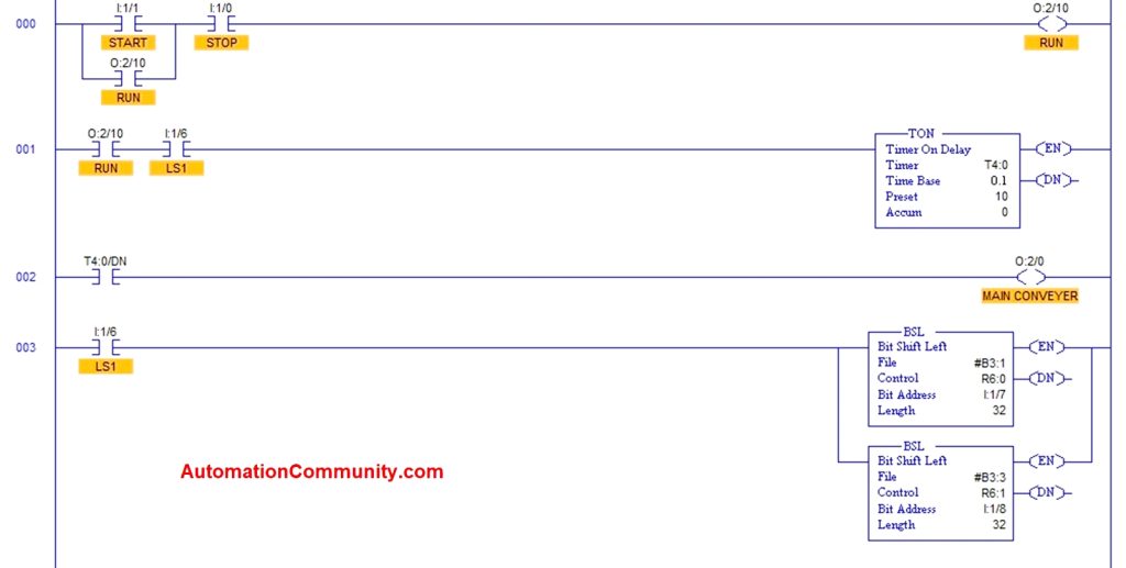 Bottle Line Simulation in LogixPro PLC Simulator