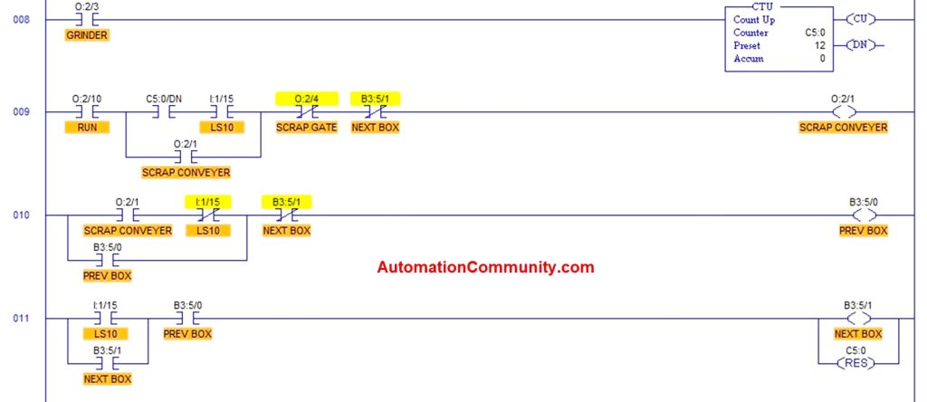 Bottle Line Simulation in LogixPro PLC Simulator