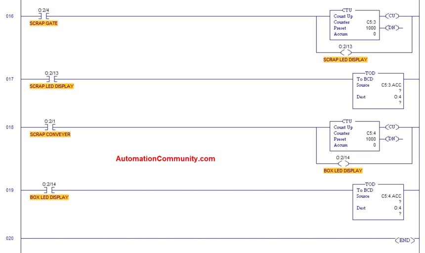 Bottle Line Simulation in LogixPro PLC Simulator